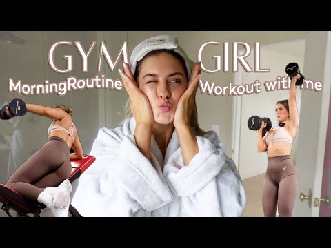Gym Girl GRWM Routine & Mic'd Up Shoulder Workout