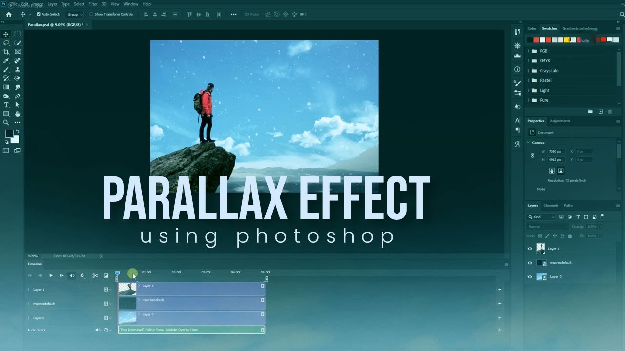 Parallax Photo Effect Tutorial | লাইভ বাংলা ক্লাস | Olpo Shikhi Dot Com | OSDC - YouTube