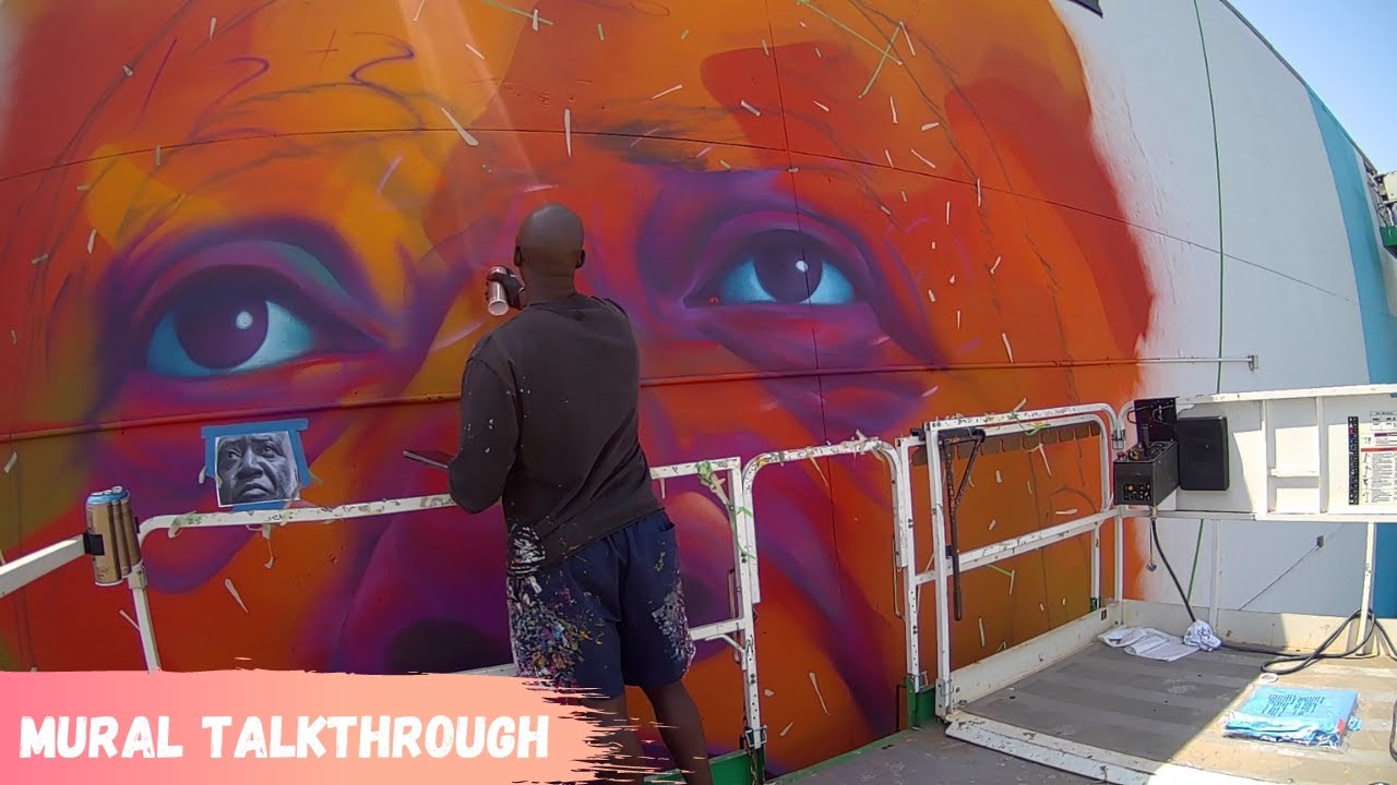 Mural Talkthrough - Danny k Davis mural in Chicago - YouTube