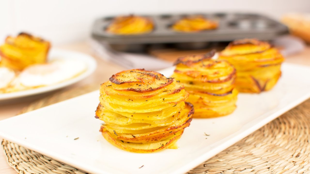 Patatas al Horno con Queso Parmesano y Tomillo | Papas Horneadas ...