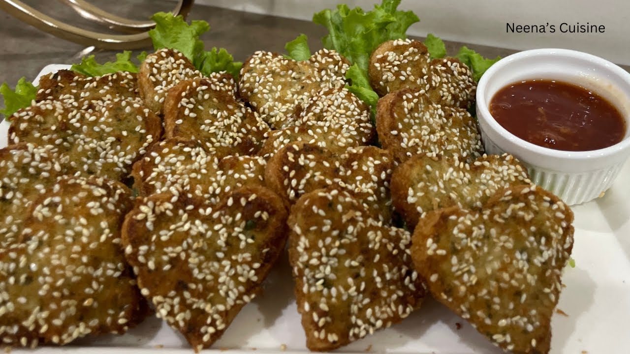 Ramadan Special Sesame Chicken Hearts| Recipe by Neena’s Cuisine - YouTube