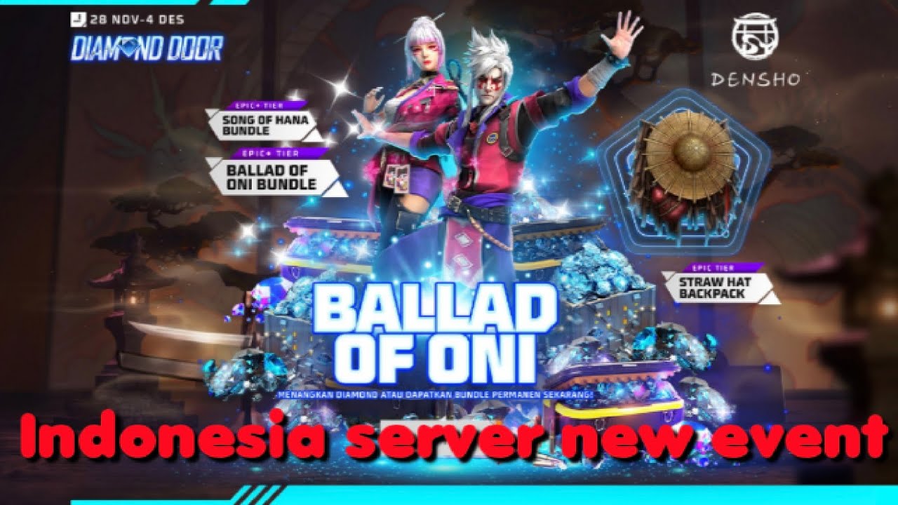Indonesia server new diamond door event full details/ff indonesia ...