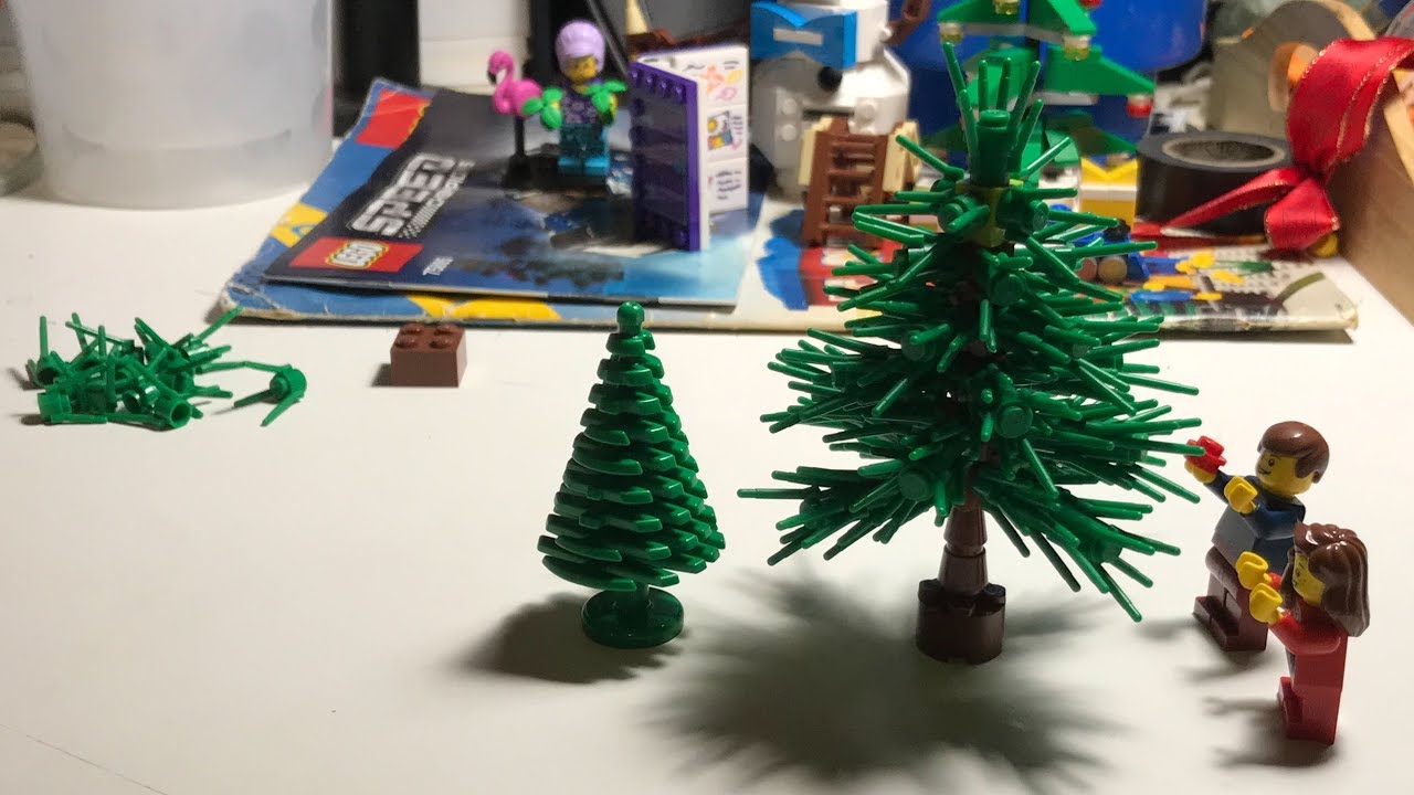 How to Build A Lego Pine Tree - YouTube
