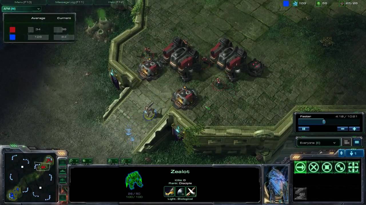 Let's Play SC2 Beta - Placement Match #1 - YouTube