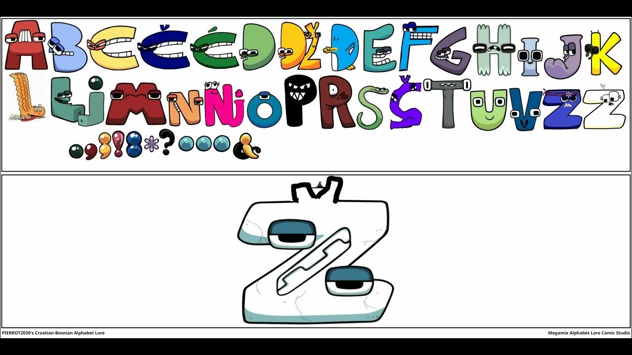 My Croatian/Bosnian Alphabet Lore Set (For @S1LLY_P1ERR0T_L0VER) - YouTube