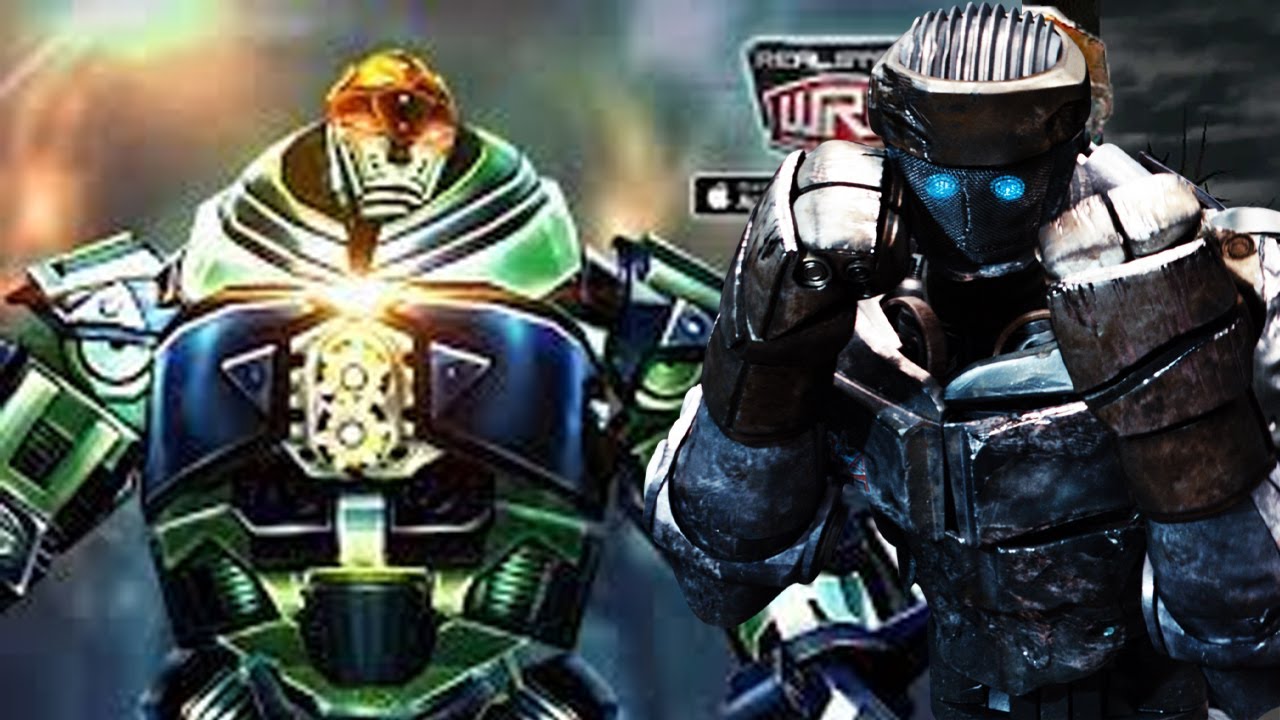 REAL STEEL WRB Juggernaut VS Atom & Noisy Boy & Aquabot & Blockbuster ...