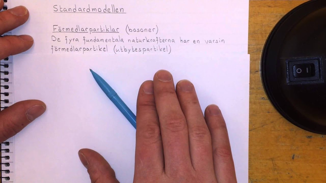 Fysik 1 Standardmodellen - YouTube