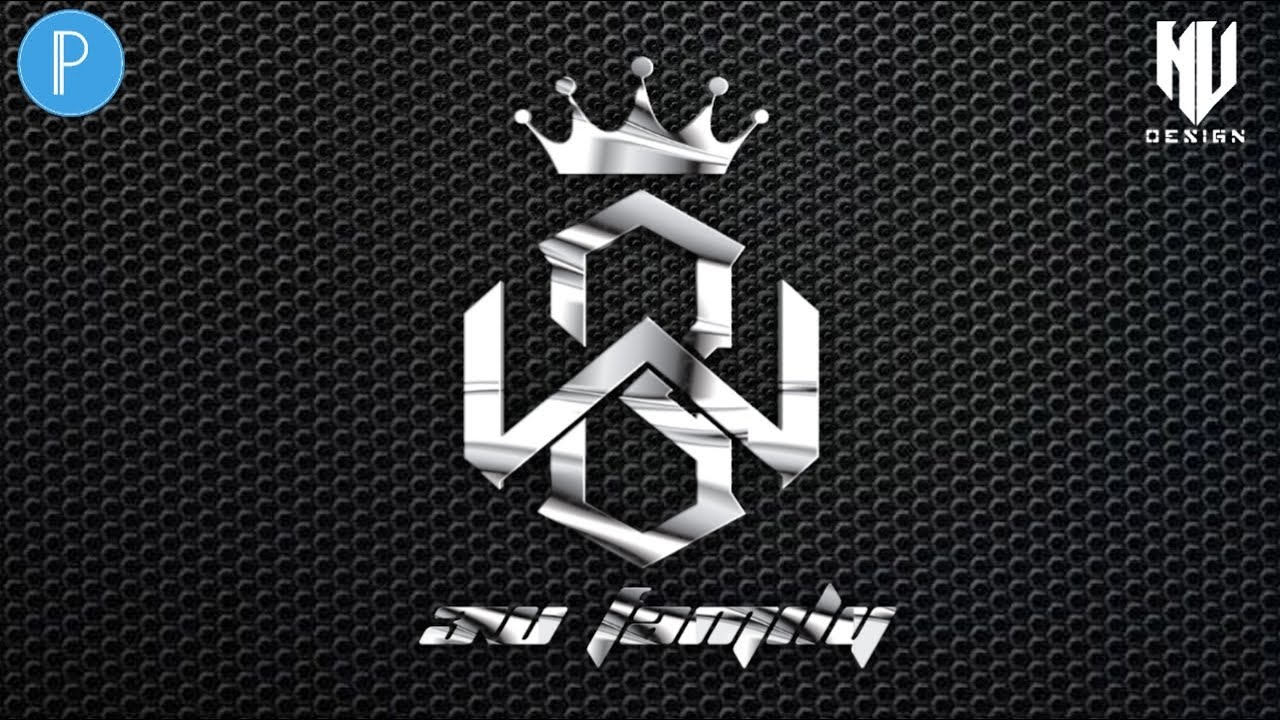 Cara Membuat Logo Monogram Inisal Angka Dan Huruf 3+W || PIXELLAB ...