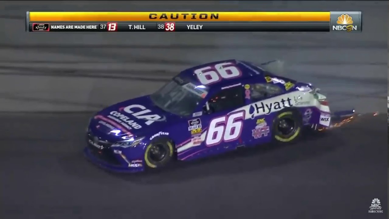 Bobby Earnhardt Backs it into the wall: Texas fall 2019 - YouTube