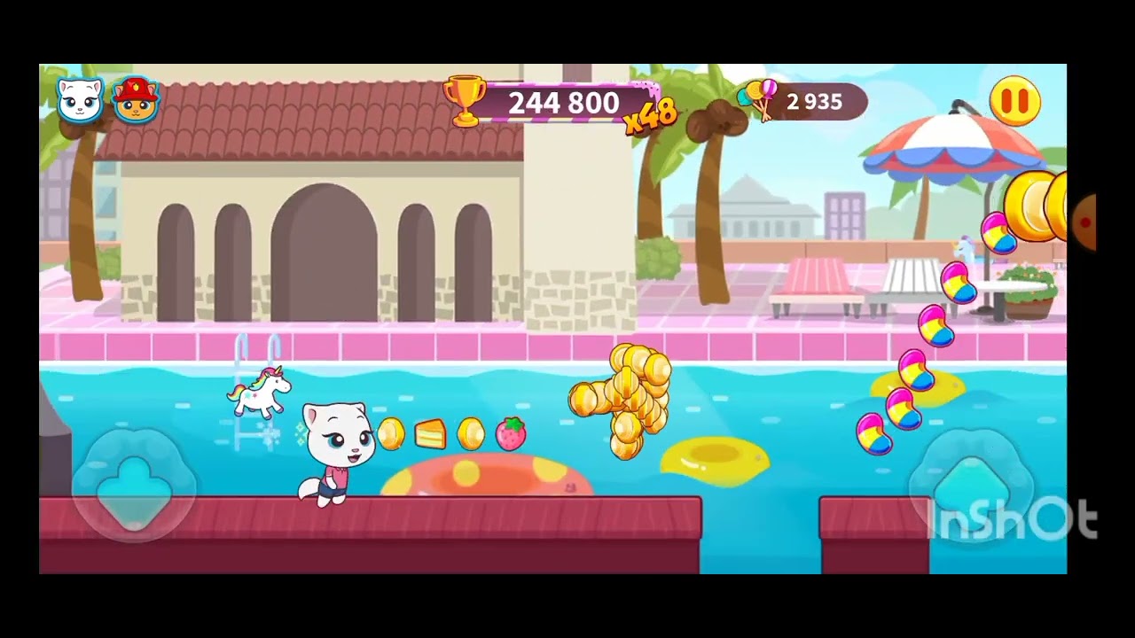 Talking Tom Candy Run Candy Princess Angela SYBW GAME - YouTube