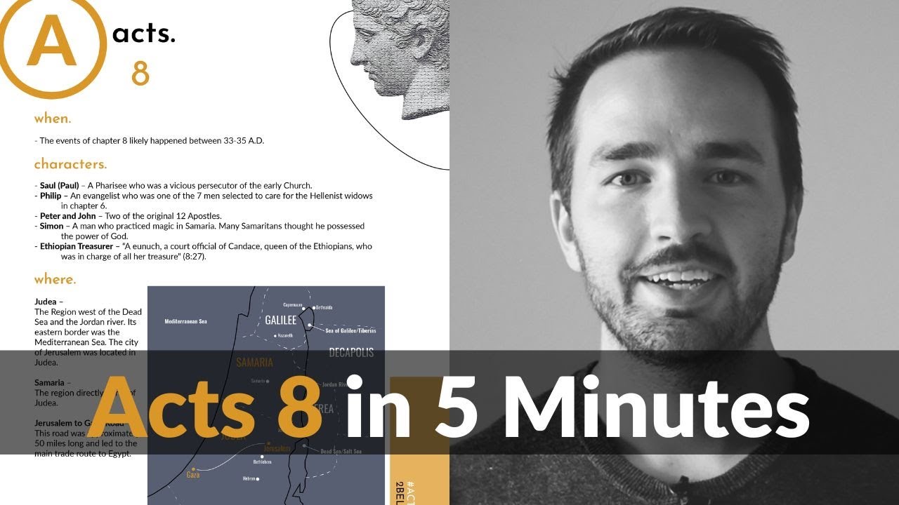 Acts 8 In 5 Minutes 2BeLikeChrist YouTube