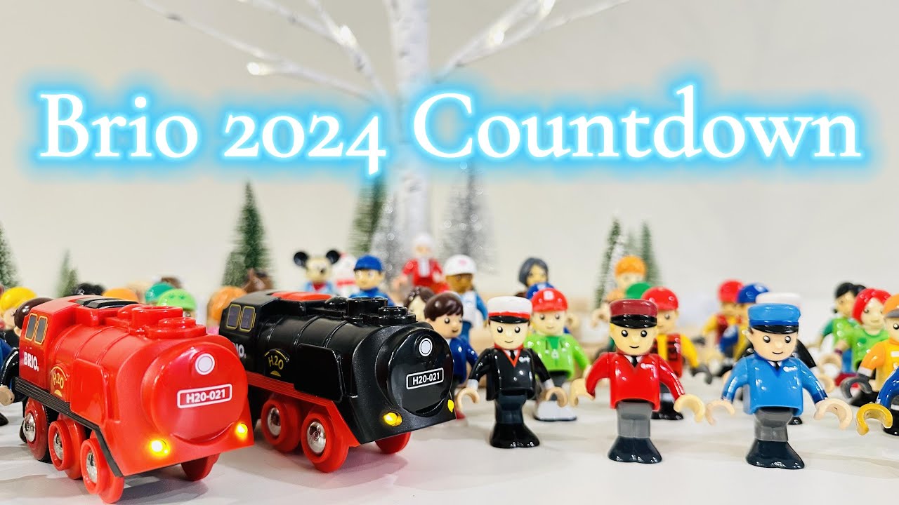 2024 Countdown with Brio Trains and Figures | Brio World | New Year ...