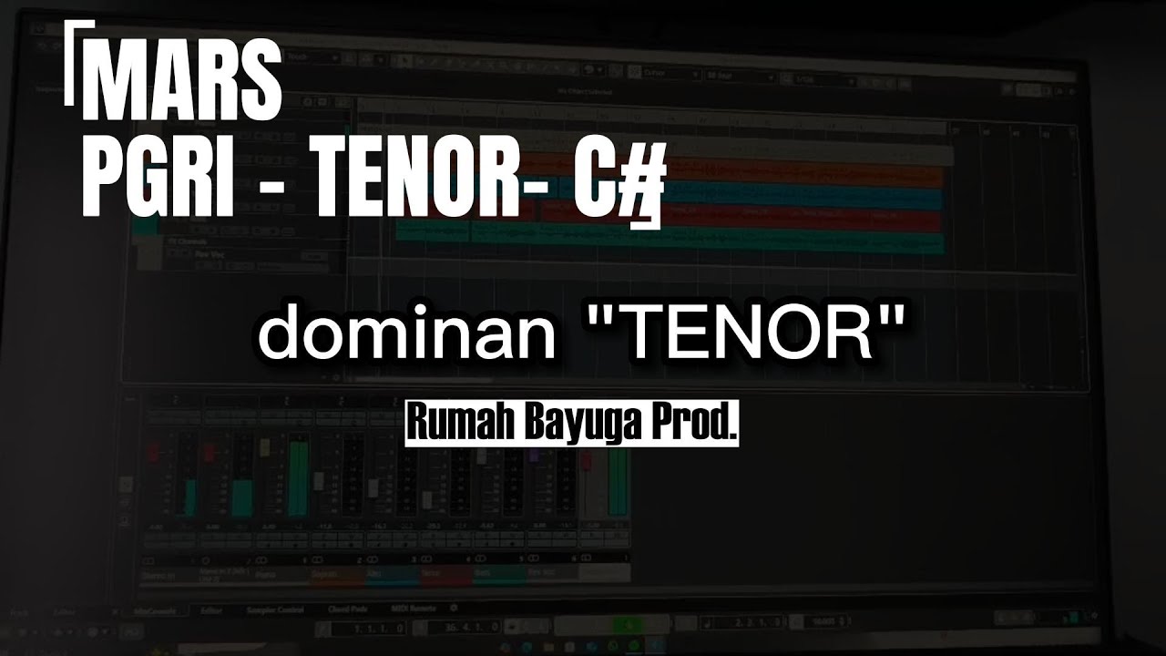 MARS PGRI - suara TENOR (dominan_paduan) - in C# - YouTube