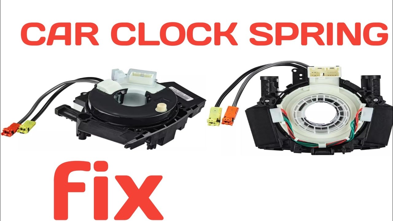 car clock SPRING replacement - YouTube