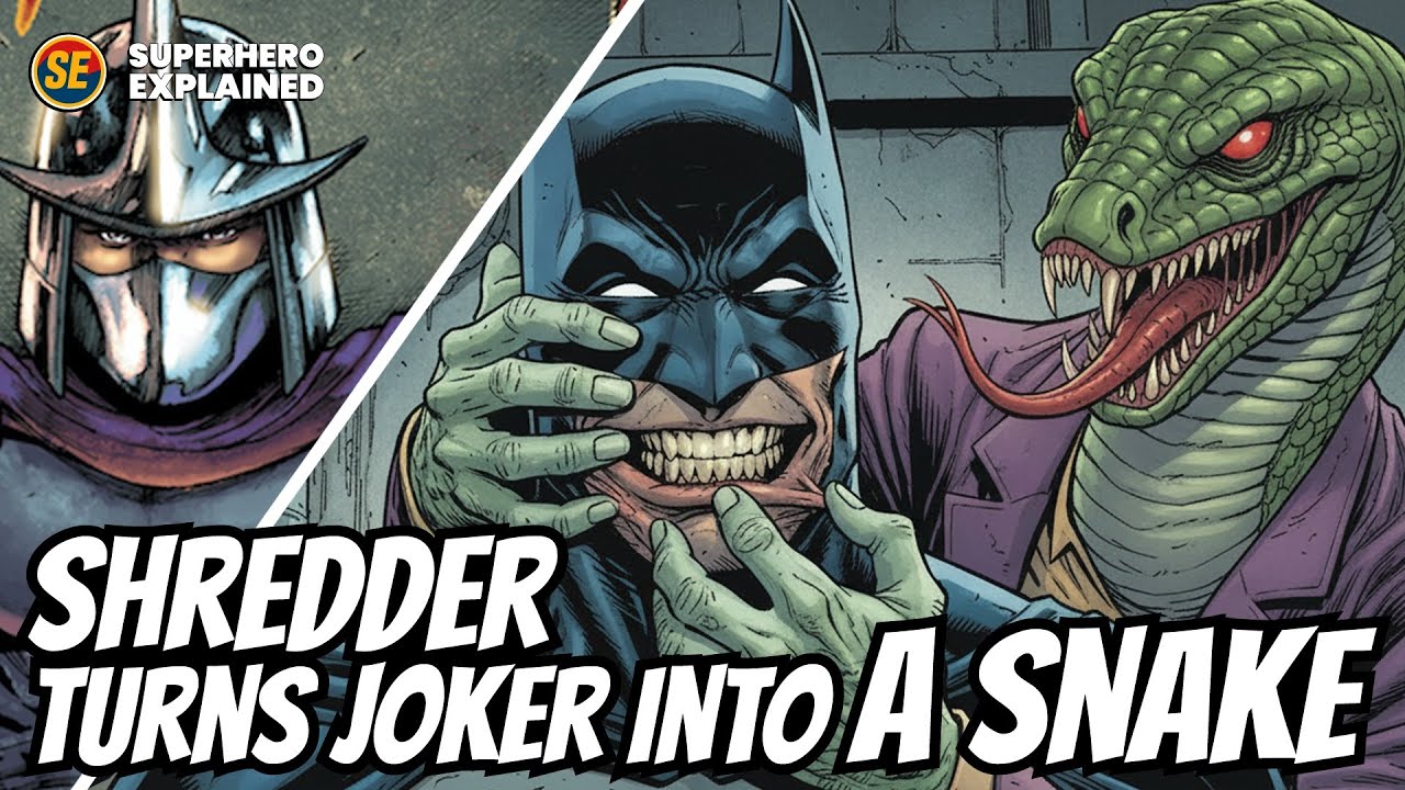 Shredder Turns Joker into a Snake [Batman/TMNT 2016 Part 2] - YouTube