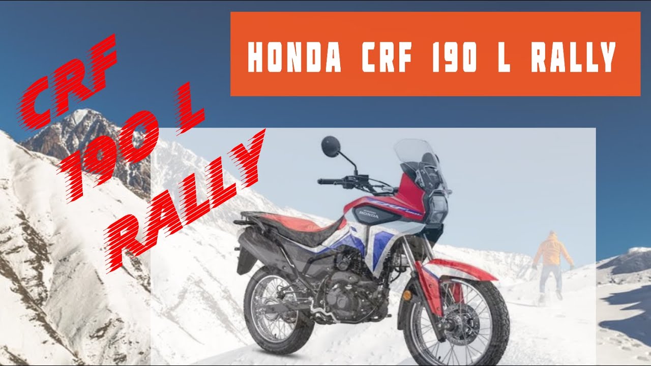 HONDA CRF 190 L RALLY 2021 - YouTube