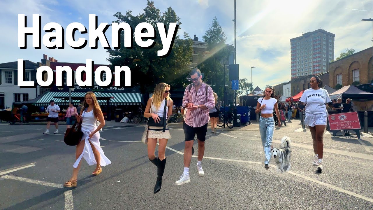 LONDON Hackney 🇬🇧 Vlog Walk 4K - YouTube