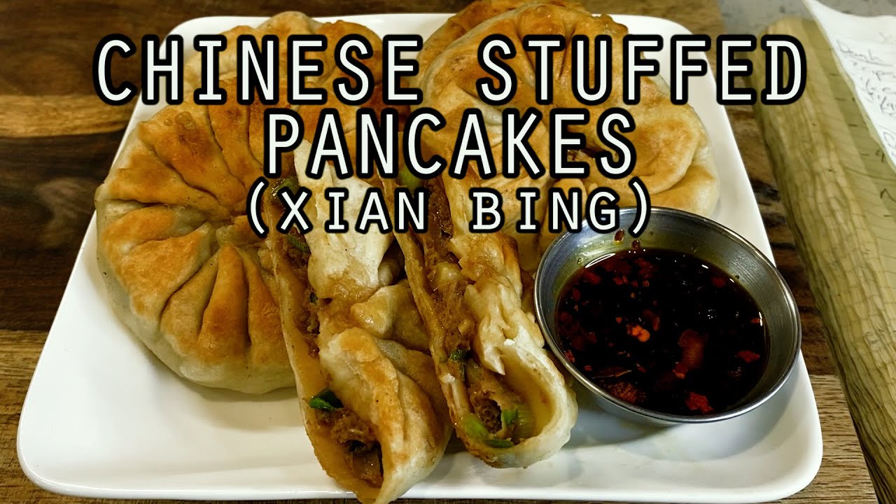 Chinese Stuffed Pancakes (Xian Bing) | Woo Can Cook - YouTube