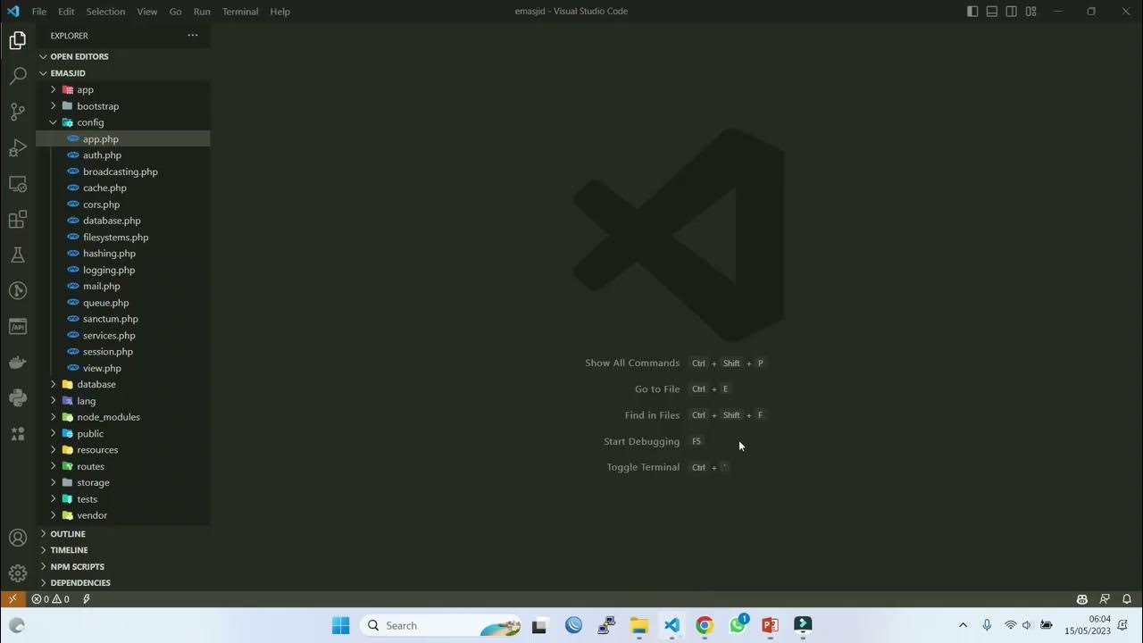 Laravel 2 Membuat Tabel Masjid Dengan Laravel Migration Youtube