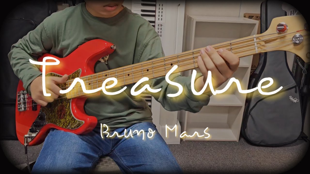 Bruno Mars _ Treasure Bass cover | pop music - YouTube