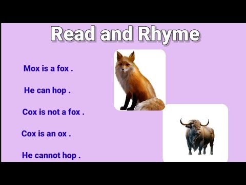 Three letters with 'o' || Phonics Rhyme || Read and Rhyme for kids ...