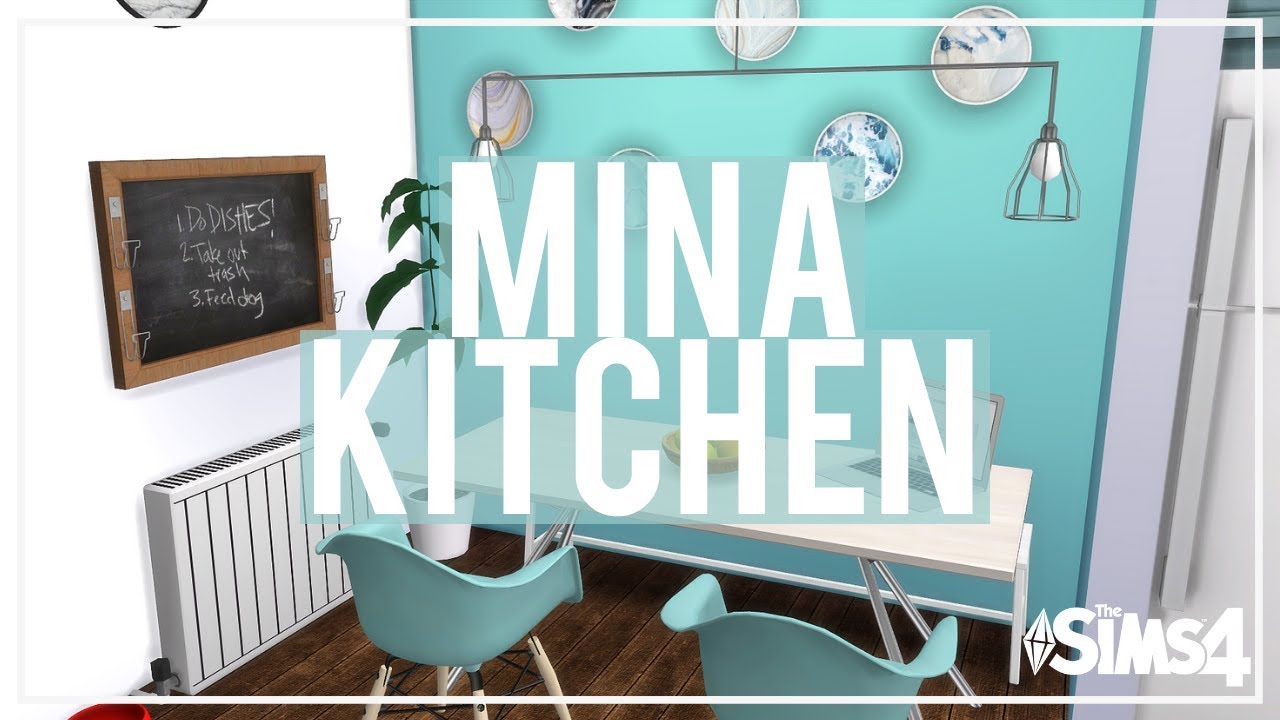 The Sims 4: Room Build | MINA KITCHEN | - YouTube