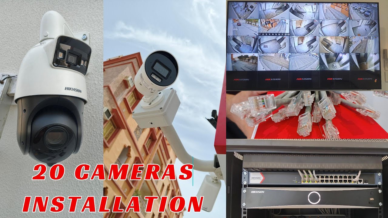 How to Install Hikvision & Dahua IP Camera System | Indoor & Outdoor ...