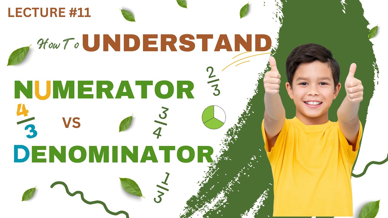 NUMERATOR vs DENOMINATOR | Primary & Elementary Classes | How to ...