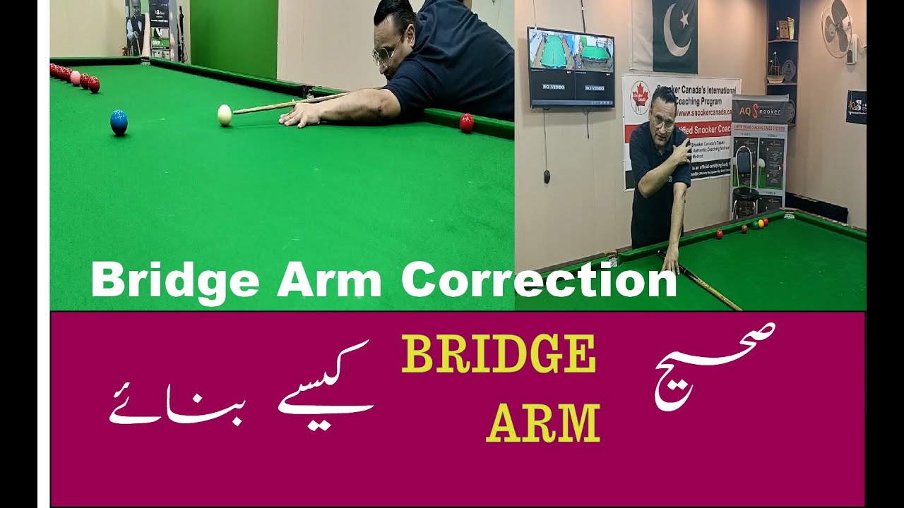Bridge-Arm Correction / Explanation, AQ Snooker 2024 #snooker - YouTube