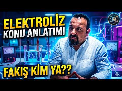 ELEKTROLİZ VE FARADAY KANUNLARI  15 DAKİKA SONUNDA SENDE ÖĞRENDİĞİNİ ANLAYACAKSIN.