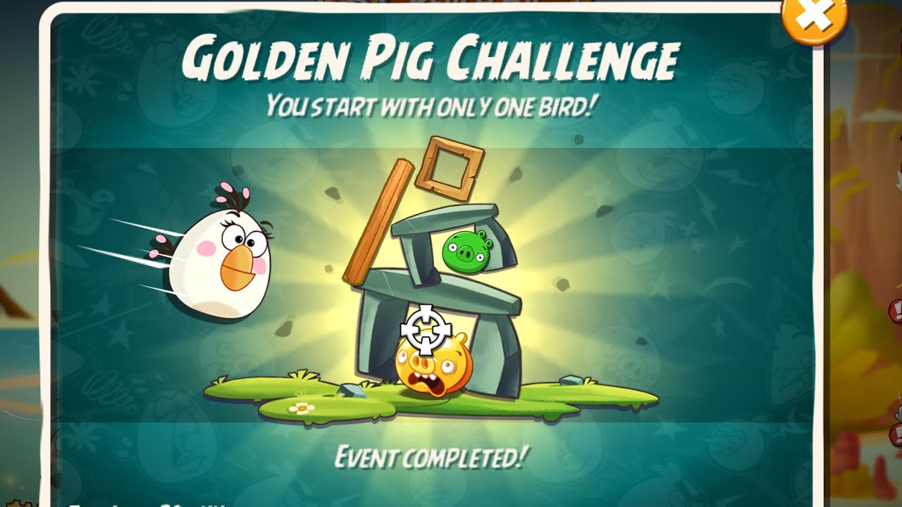 Angry Birds 2 Golden Pig Challenge Today With Matilda Mayhem - YouTube