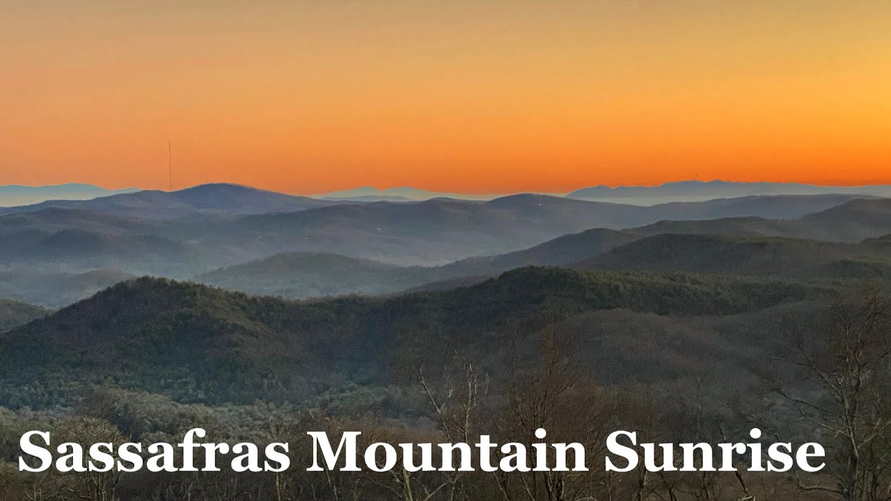 Sassafras Mountain Sunrise - Highest Point in South Carolina - YouTube