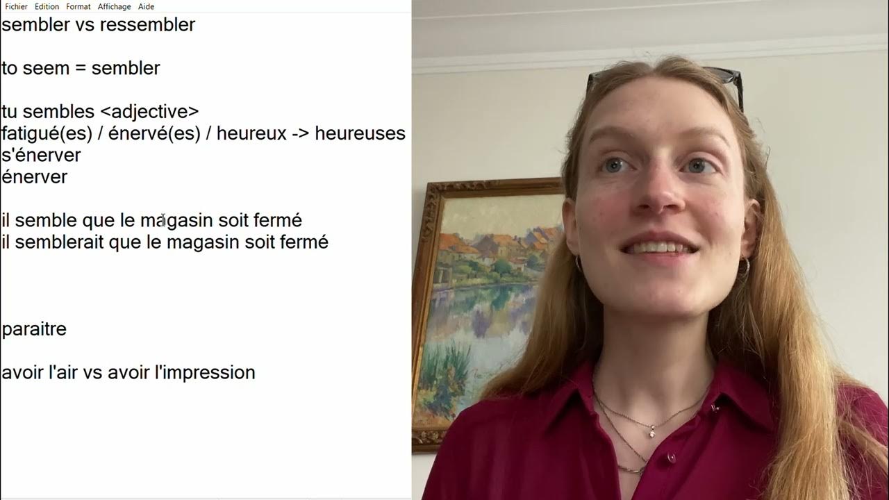 sembler VS ressembler / French verbs having similar but yet slightly ...