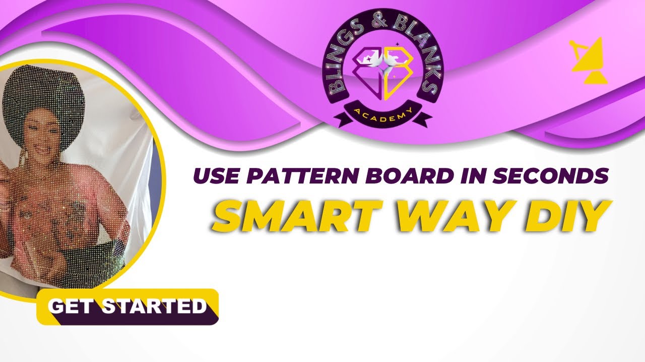 How to use pattern board in seconds diy - YouTube