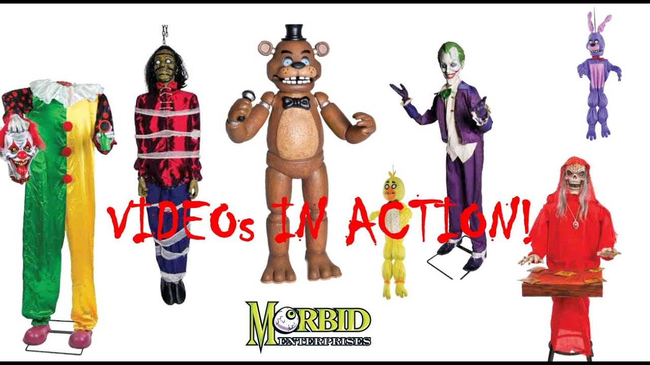 MORBID UNRELEASED ANIMATRONIC HALLOWEEN PROP DEMOS, PROTOTYPES - YouTube