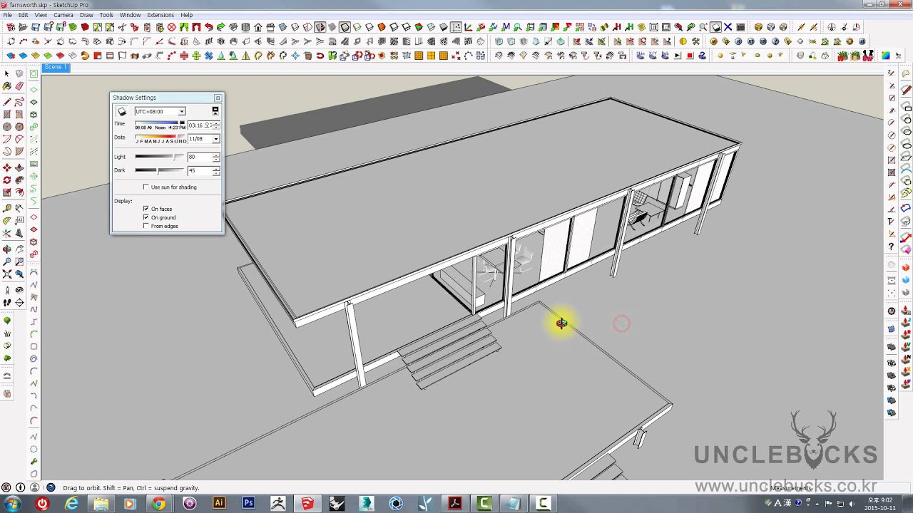 UncleBucks ( V-Ray for SketchUp_ Part01 - Sun 태양광 다루기 ) unclebucks.co.kr - YouTube