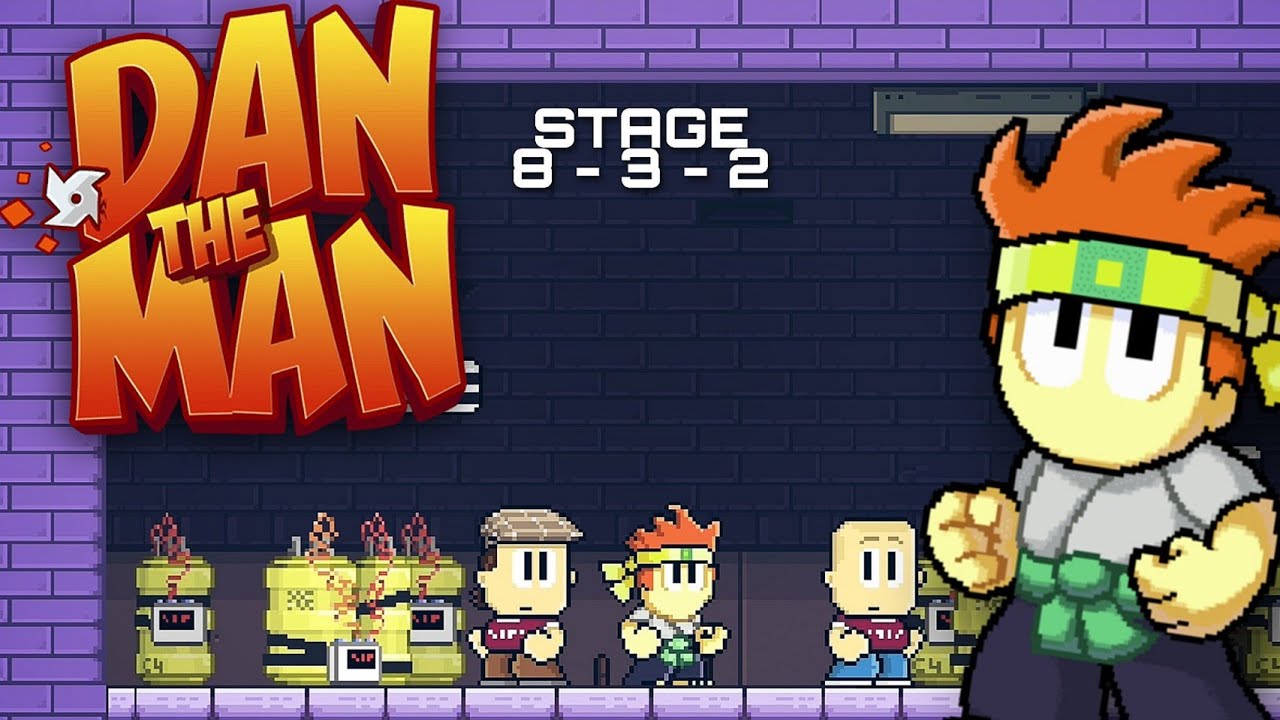 DAN THE MAN STAGE 8 - 3 - 2 CON TODAS LAS ÁREAS SECRETAS | GAMEPLAY ...