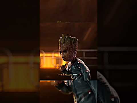Groot Dialogue Scene ¶ Marvel Avengers Status || I am Groot # ...
