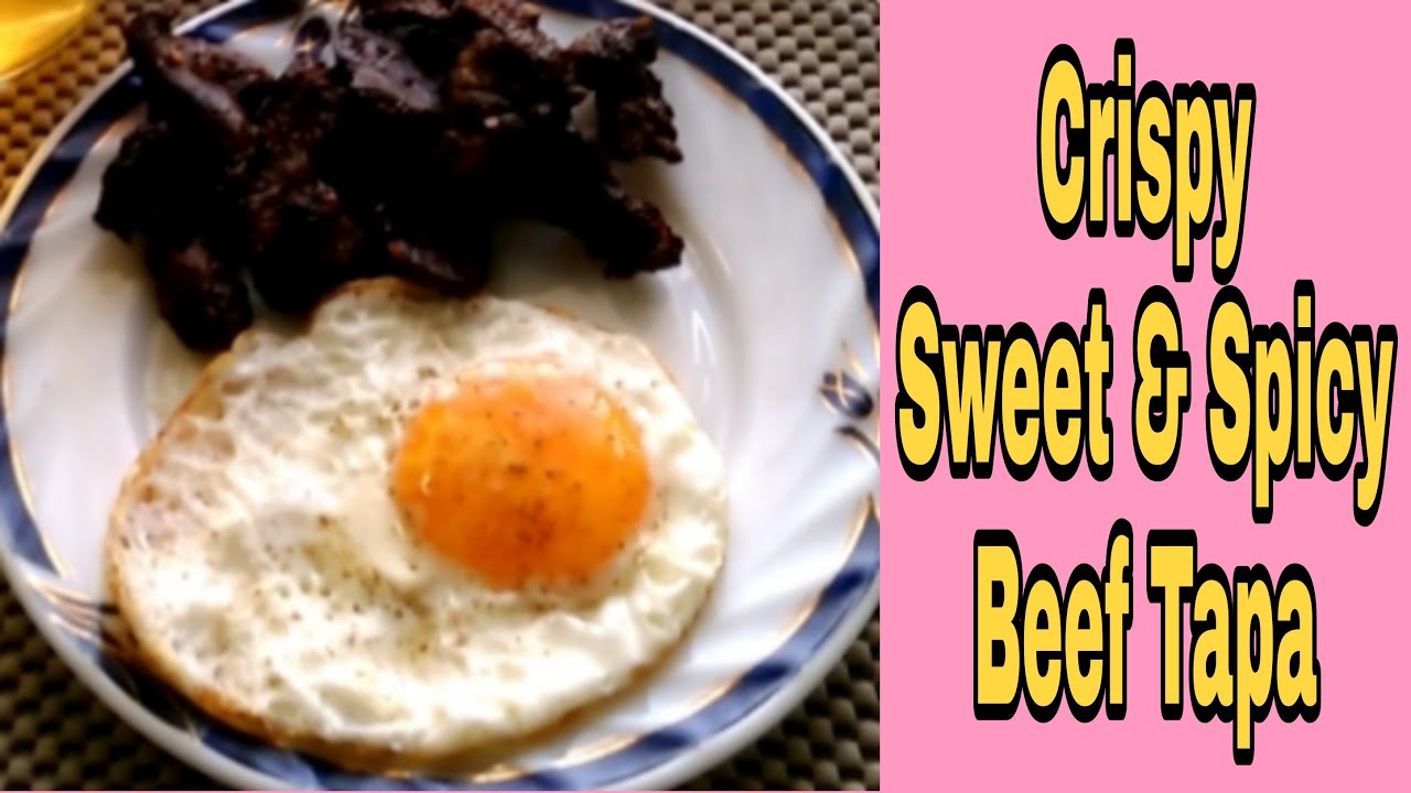 CRISPY SWEET AND SPICY BEEF TAPA/Elnor's Kitchen - YouTube