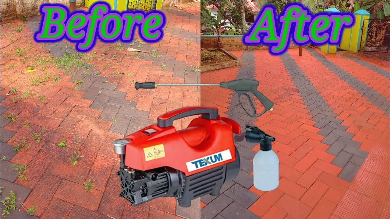 How to Easily Clean Interlock by ibell Pressure Washer - YouTube
