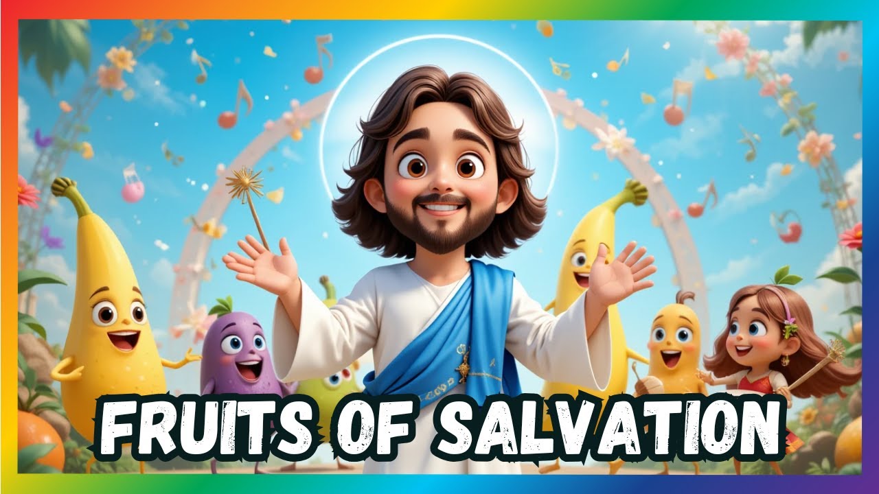 Fruits of Salvation – Christian Kids Song with Dance and Joy! 🍇🍎🍌 - YouTube