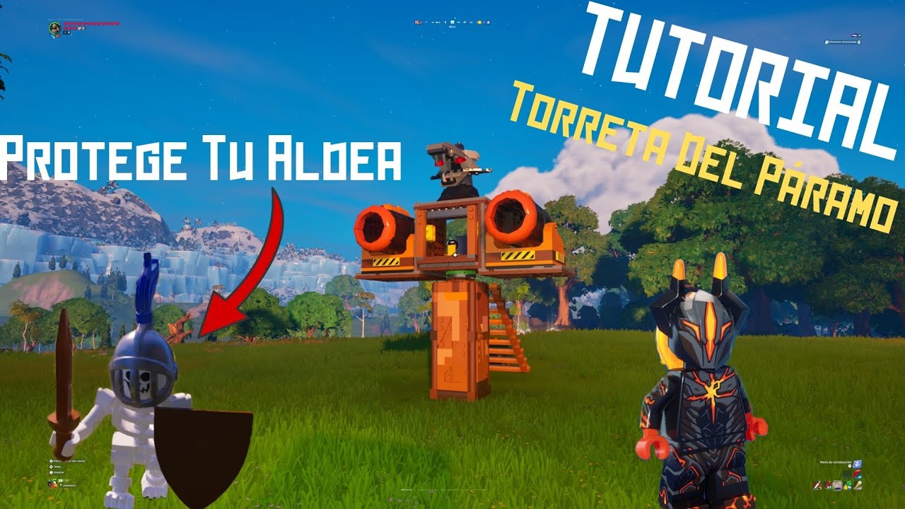 Tutorial: Cómo Hacer Una Torreta Del Páramo En Lego Fortnite Odyssey ...