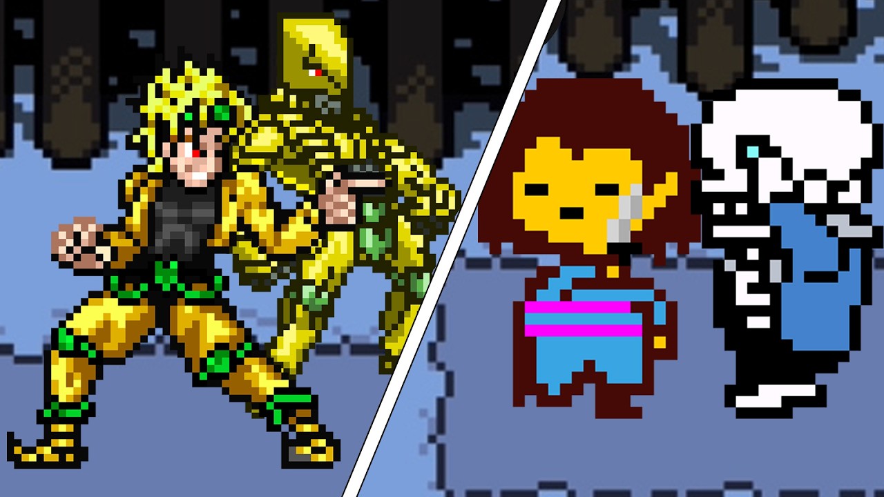 Undertale, mas Dio Brando caiu no subterrâneo - YouTube