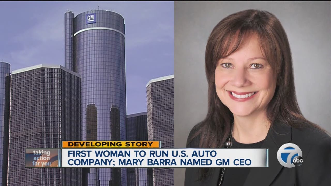 GM names first female CEO - YouTube