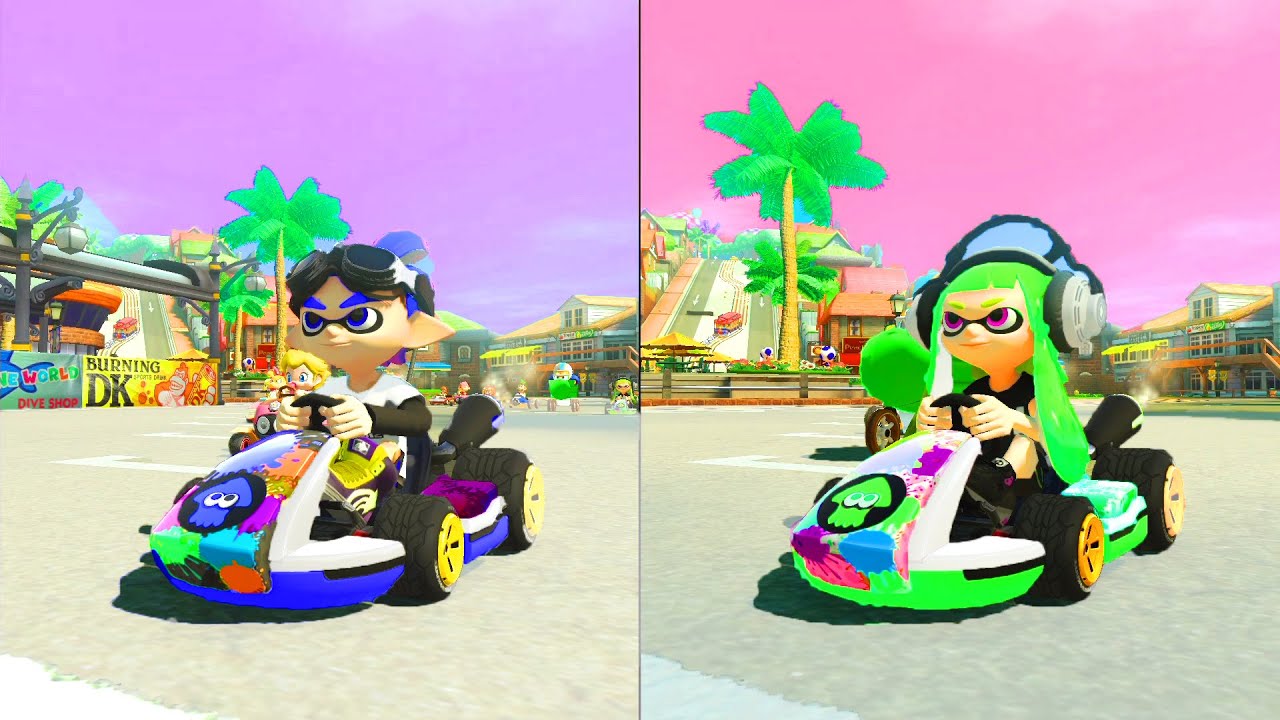 Mario Kart 8 Deluxe - Inkling Boy & Inkling Girl |The Top Racing Game ...