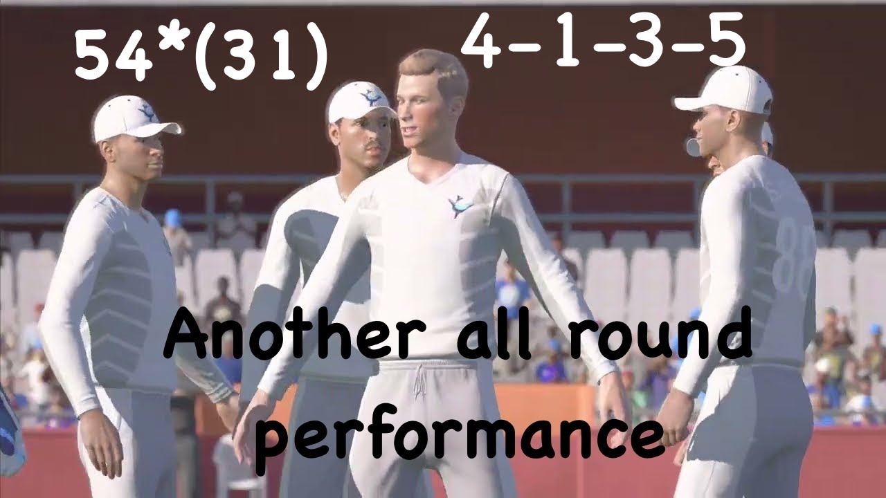 Dominating Performance in Career Mode T20 - 5 Wickets & Quickfire 50 ...