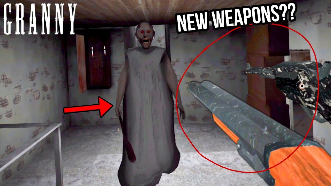 All New Pistol and Shotgun display in Granny 1 Mod Update - YouTube