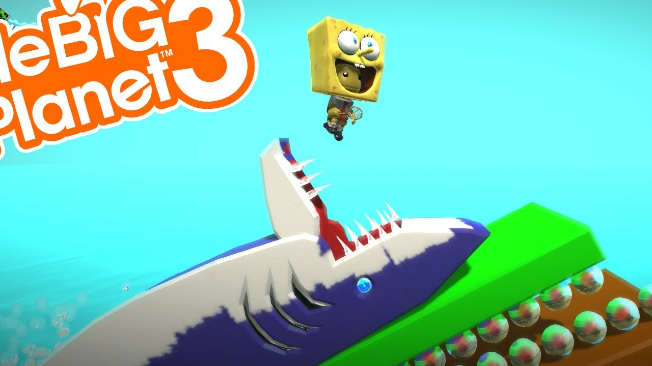 Run Spongebob Run - LittleBigPlanet Shark Survival [LittleBigPlanet 3 ...