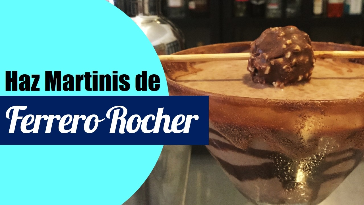 Cocktail Ferrero Rocher | Cursos de Cocteleria - YouTube
