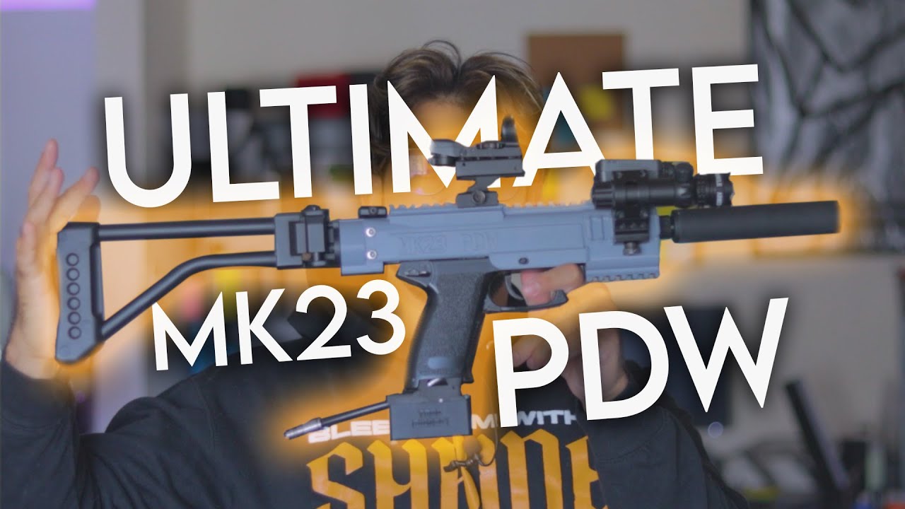 "THE ULTIMATE MK23" 3D Printing in Airsoft/ MK23 PDW/Carbine Kit Design ...